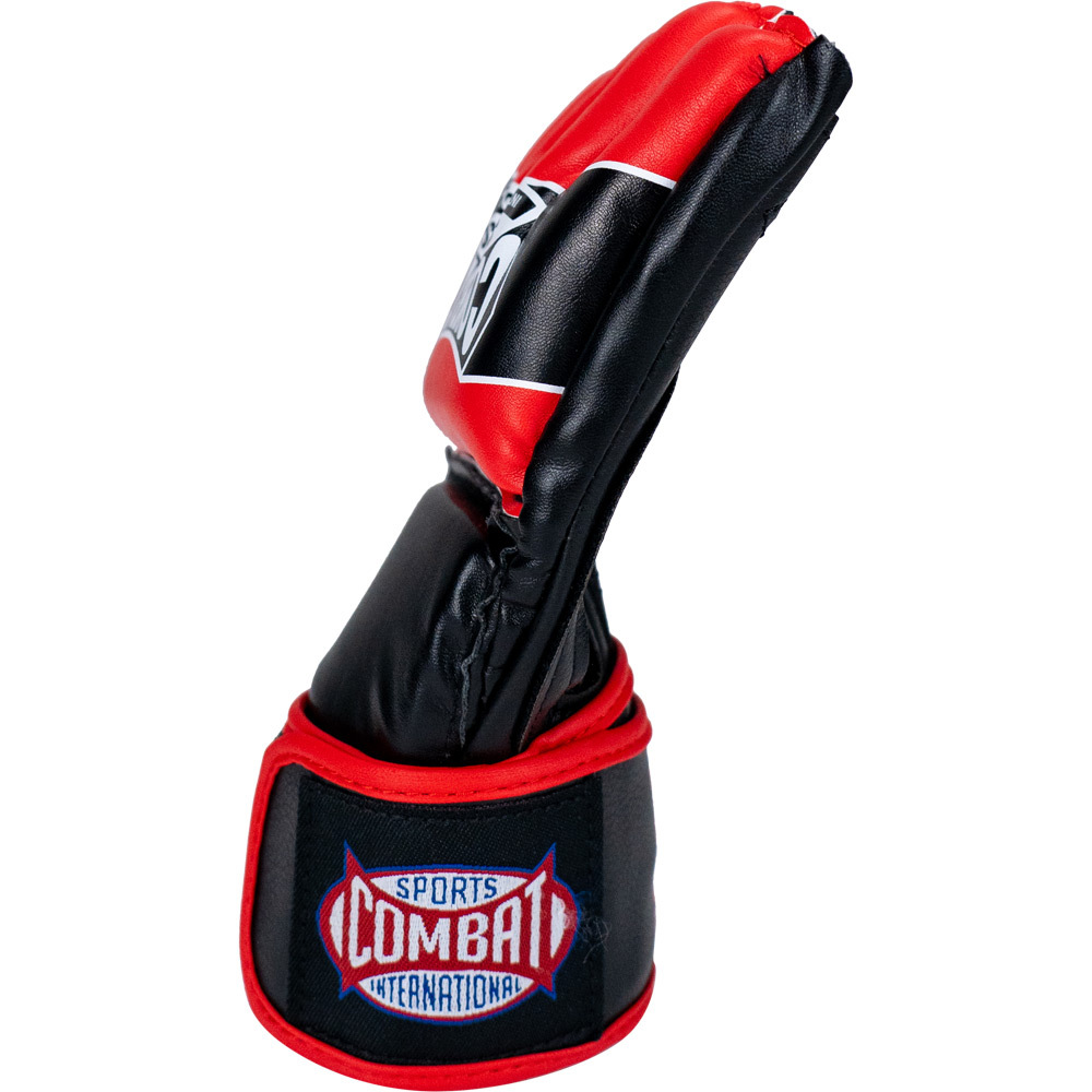 Combat Sports Pro Style Red MMA Grappling Gloves at FightHQ