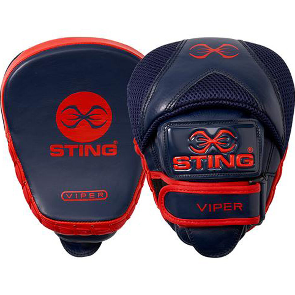 Sting Viper Speed Navy/Red Focus Mitts at FightHQ