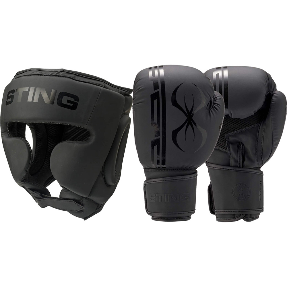 Sting Armaplus Black Sparring Kit at FightHQ