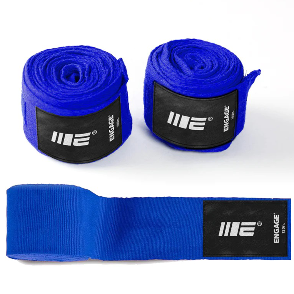 Engage Blue 120 Inch Hand Wraps at FightHQ
