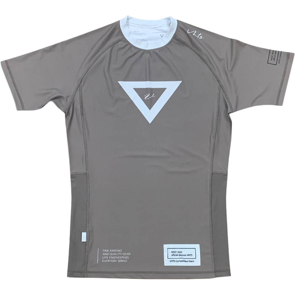 VHTS ADCC Special Edition Brown Short Sleeve Rash Guard at FightHQ