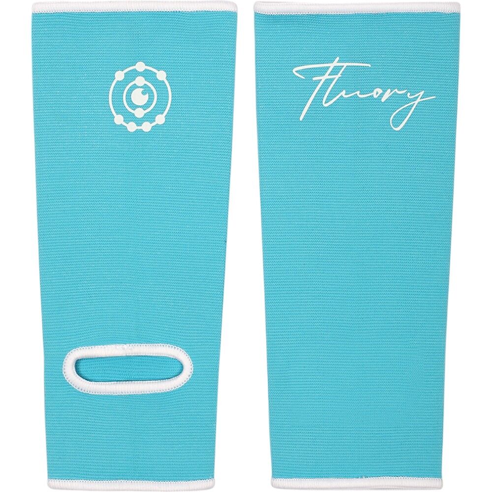 Fluory Sky Blue Ankle Guards at FightHQ