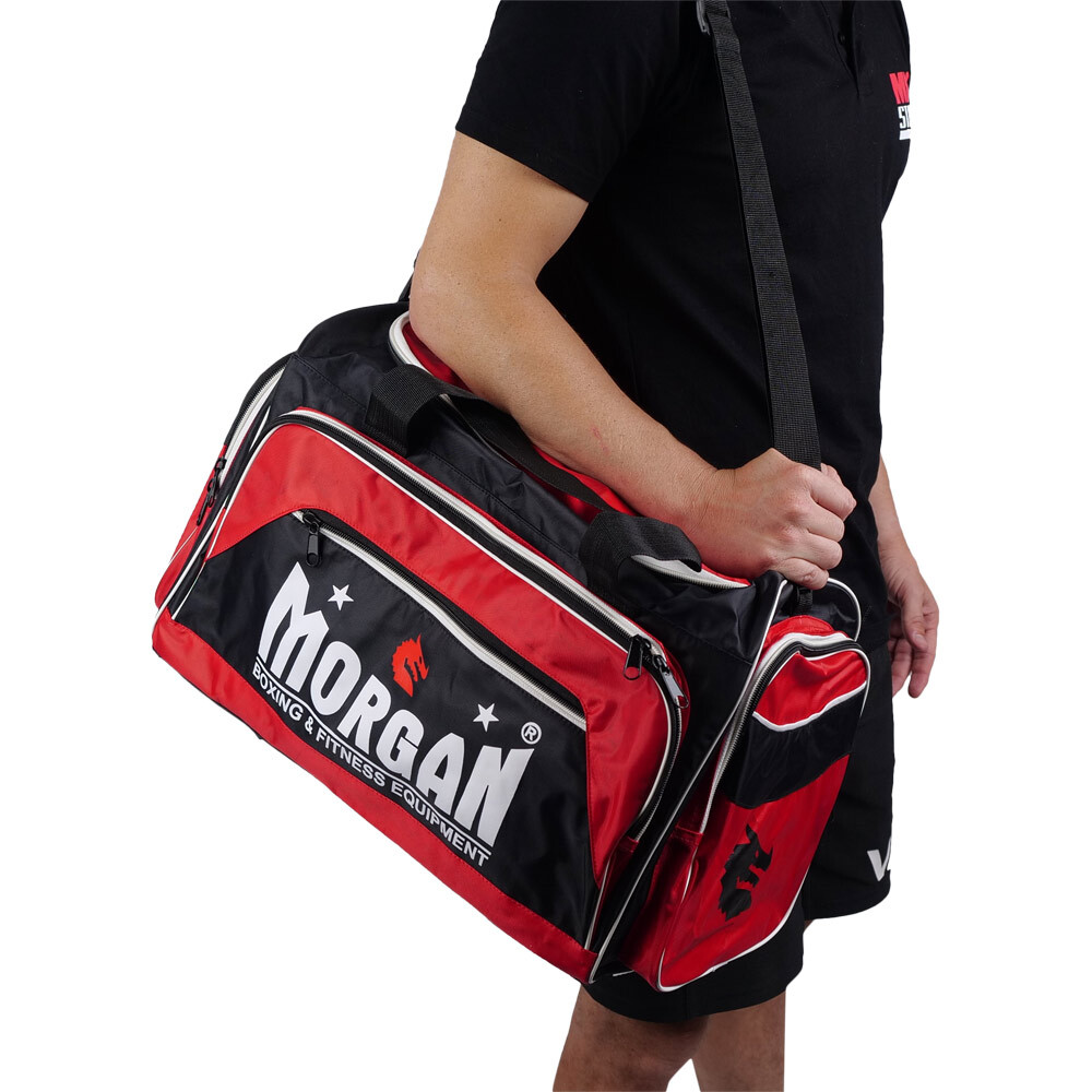 Morgan Sports Classic Personal Gear Red/Black Bag at FightHQ