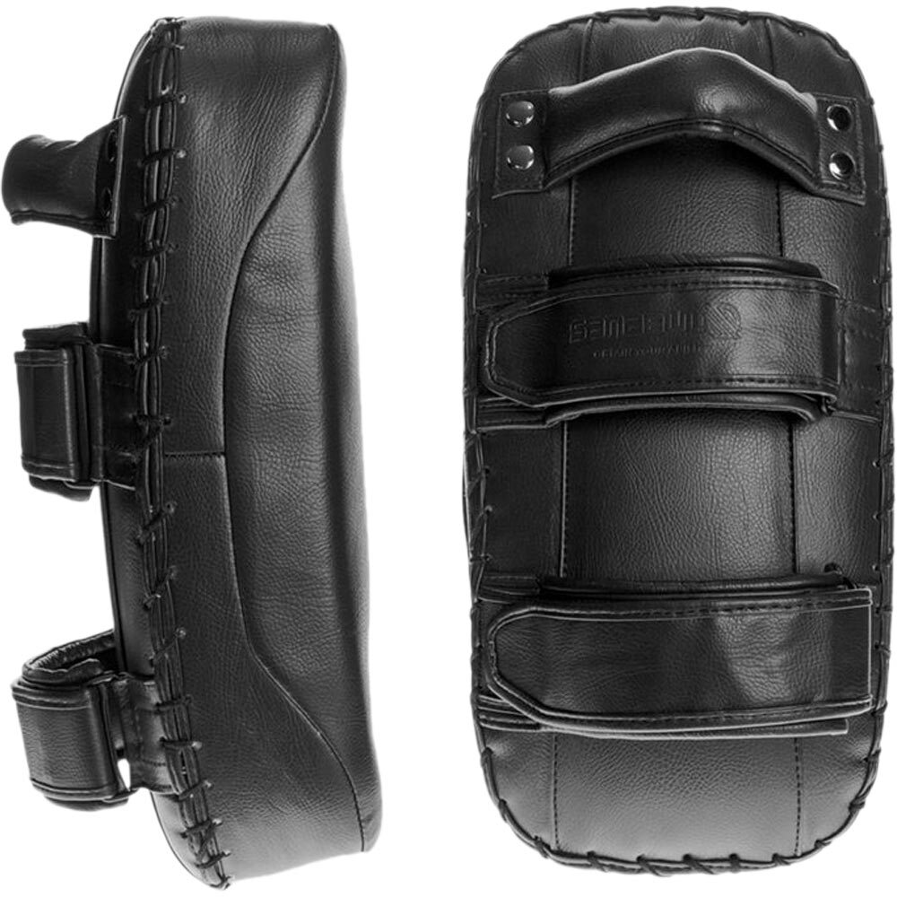 Sanabul Battle Forged Black Kick Pads at FightHQ
