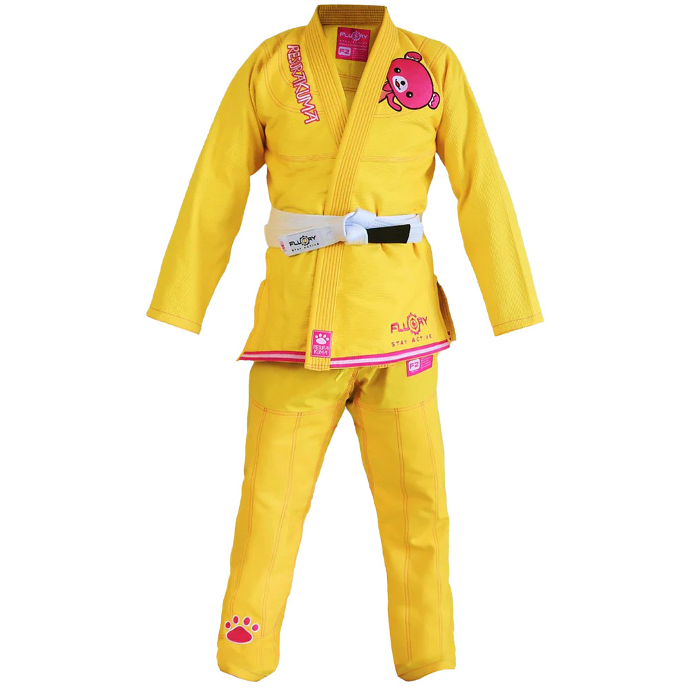 Fluory Resur Akuma Yellow Women BJJ Gi at FightHQ