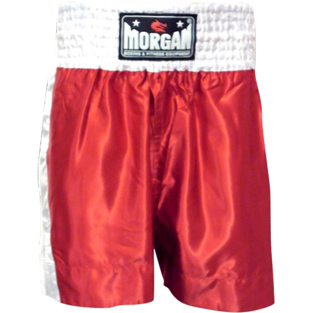 Morgan Sports Red Boxing Shorts at FightHQ