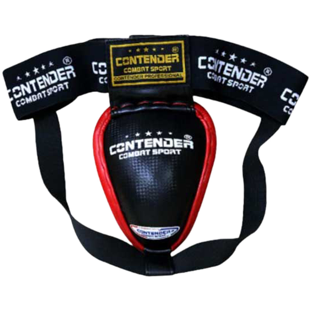 Contender Steel Black Elastic Groin Guard at FightHQ