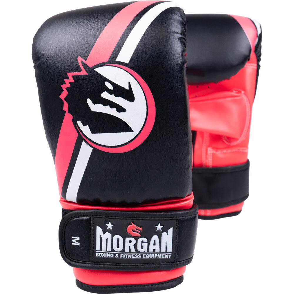 Morgan Sports Classic Pink/Black Bag Mitts at FightHQ