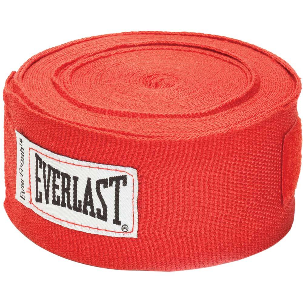 Everlast 180" Red Hand Wraps at FightHQ