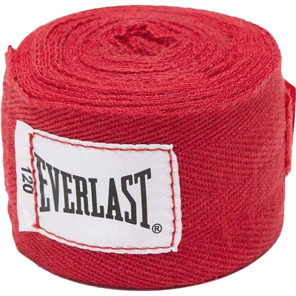 Everlast 120" Red Hand Wraps at FightHQ