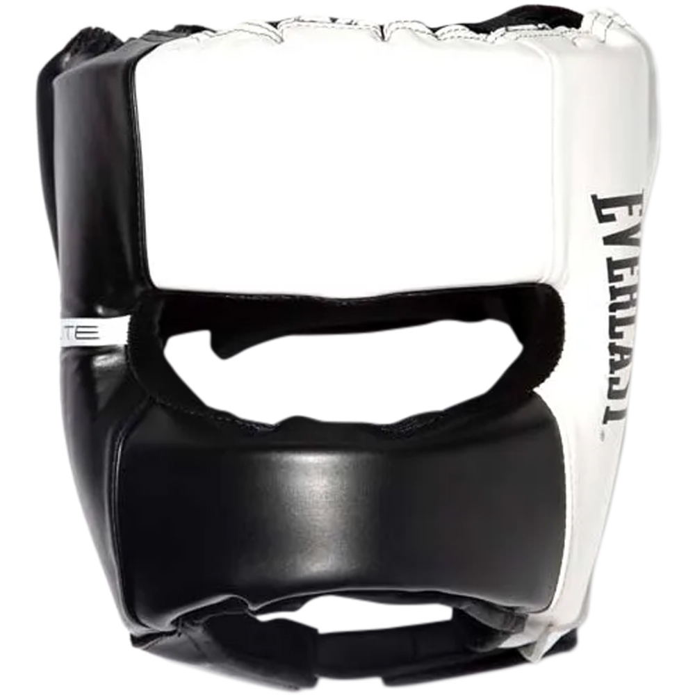 Everlast Elite 2 White/Black Head Gear at FightHQ