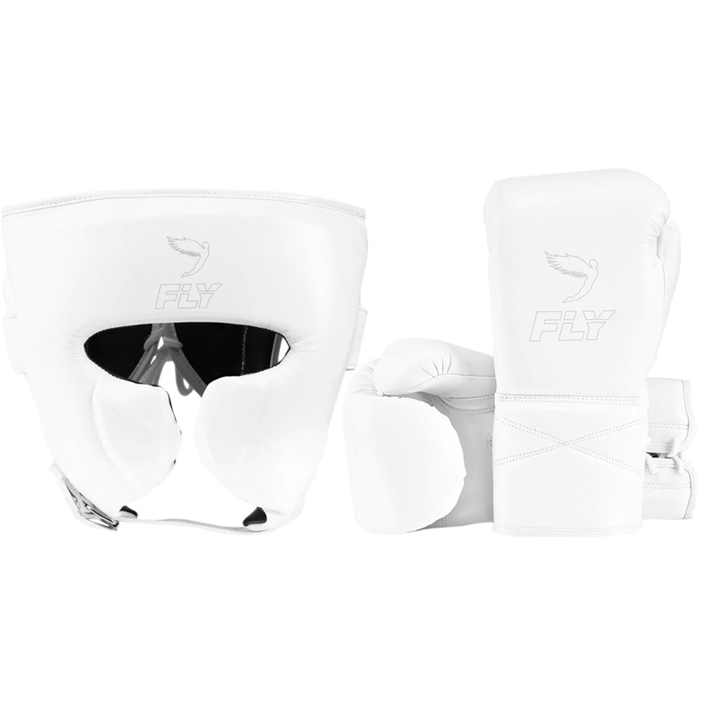 Fly Boxing Knight X White Sparring Kit at FightHQ