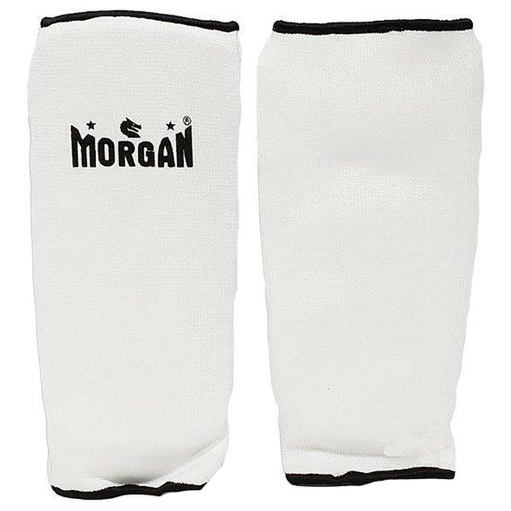 Morgan Sports White Forearm Guards at FightHQ