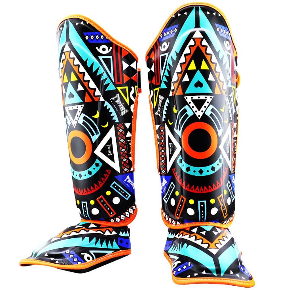 Twins Aztecs Shin Guards at FightHQ