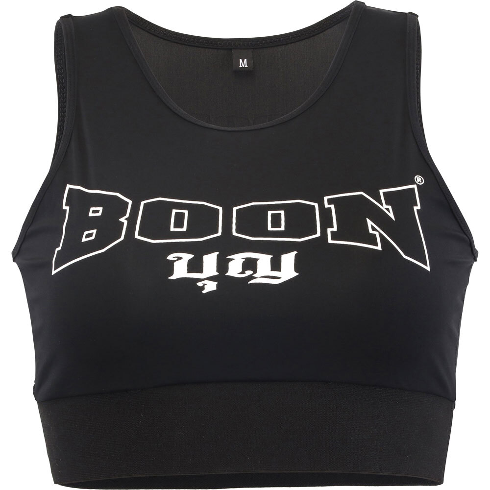 Boon Black Crop Top at FightHQ