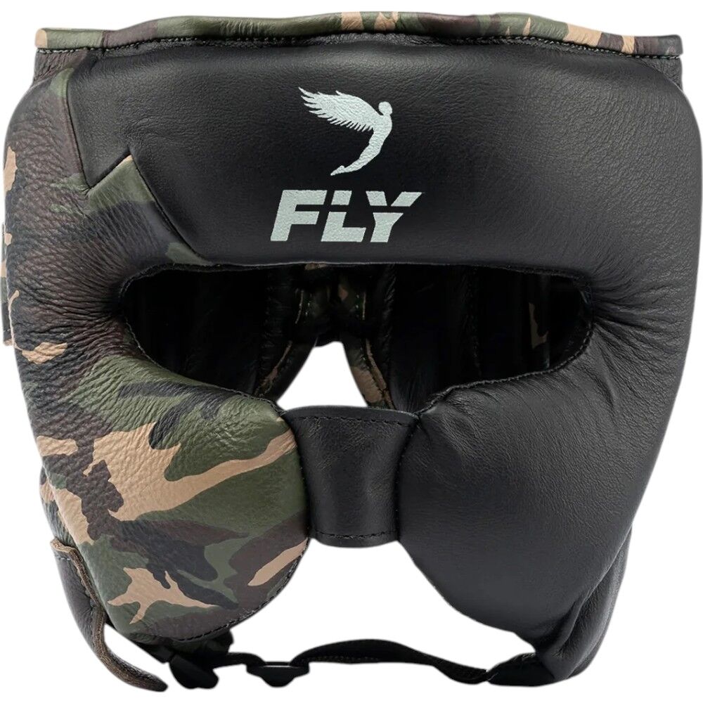Fly Boxing Gladiator 2 Black/Camo Head Gear at FightHQ