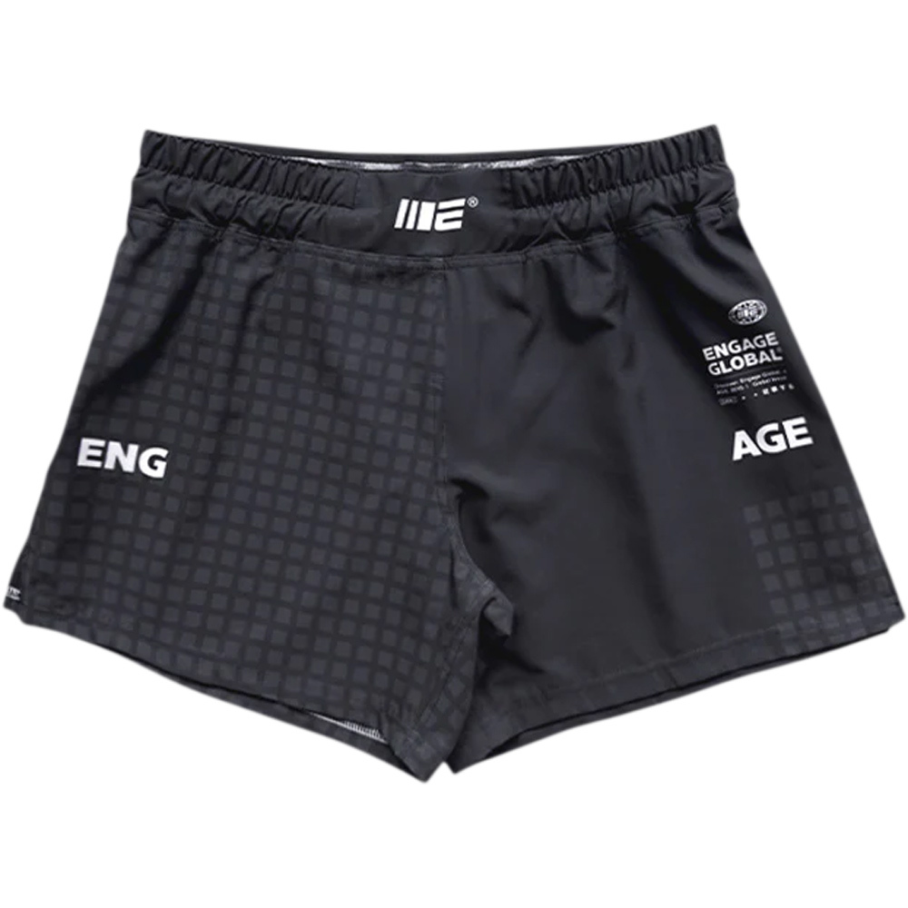 Engage Grid Tech Black MMA Hybrid Shorts at FightHQ