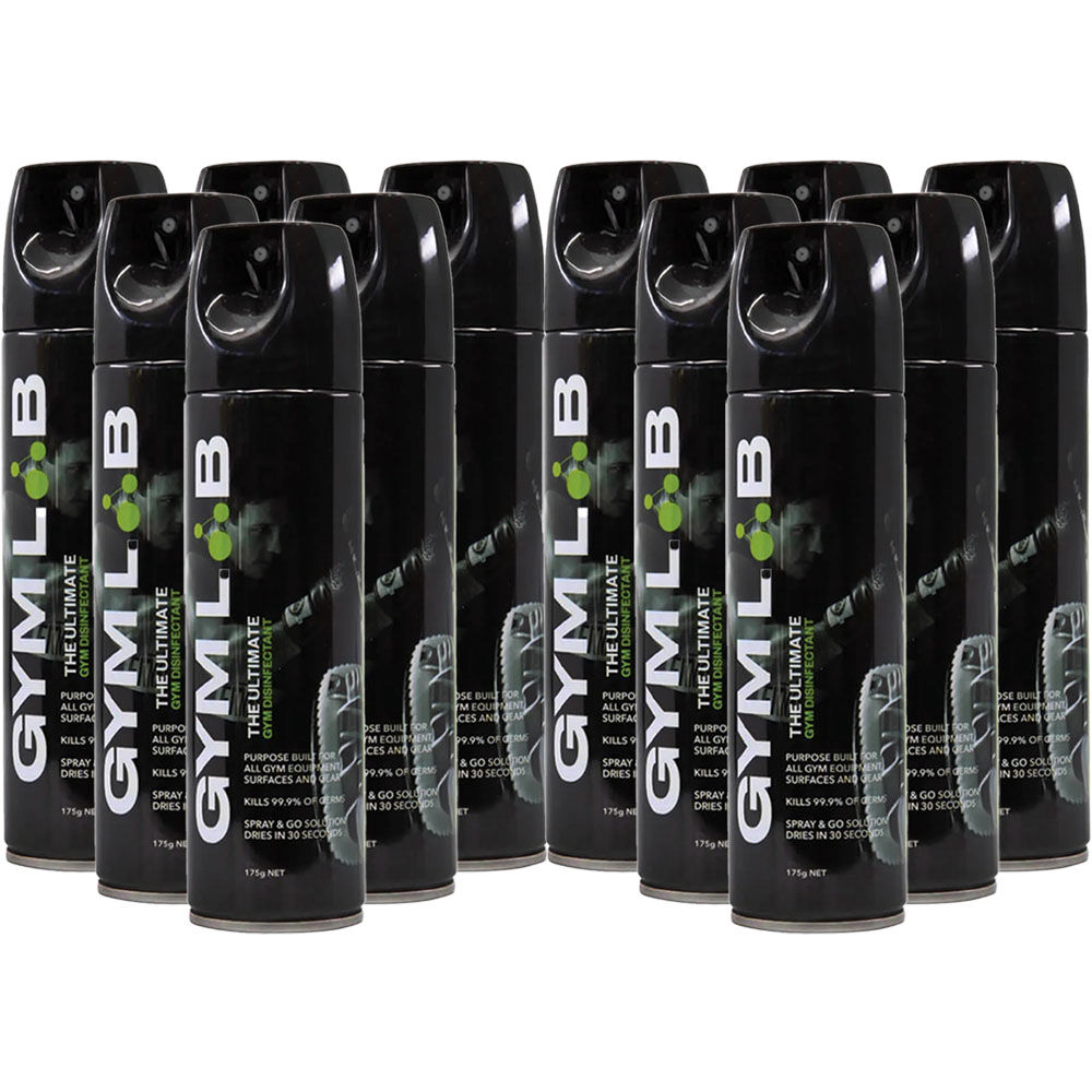 Gym Lab 12 Pack Gym Disinfectant Spray at FightHQ