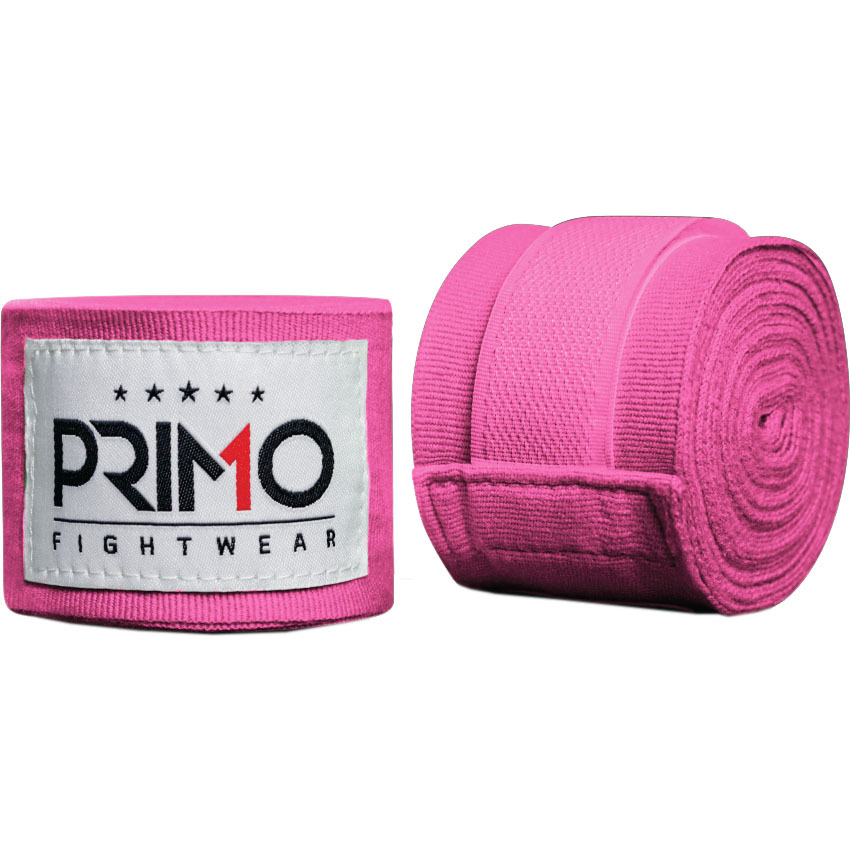 Primo Pink 4m Hand Wraps at FightHQ