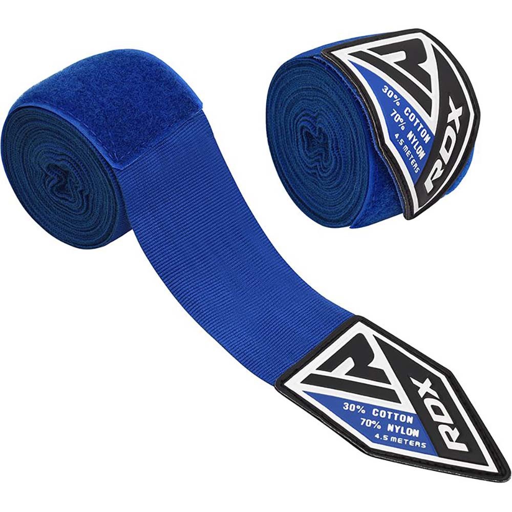 RDX Elasticised Blue Hand Wraps at FightHQ