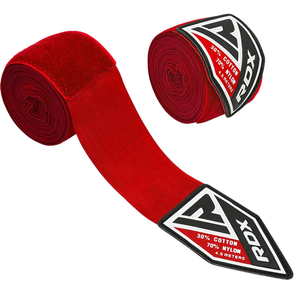 RDX Elasticised Red Hand Wraps at FightHQ