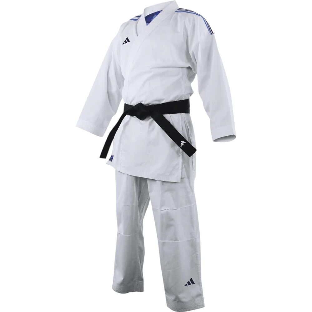 Adidas WKF Approved Kumite Fighter Blue Karate Uniform at FightHQ