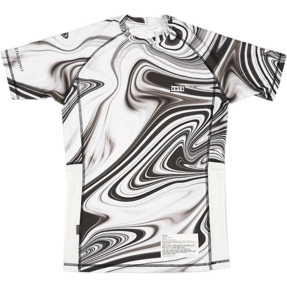 VHTS LE Marble White Short Sleeve Rash Guard at FightHQ