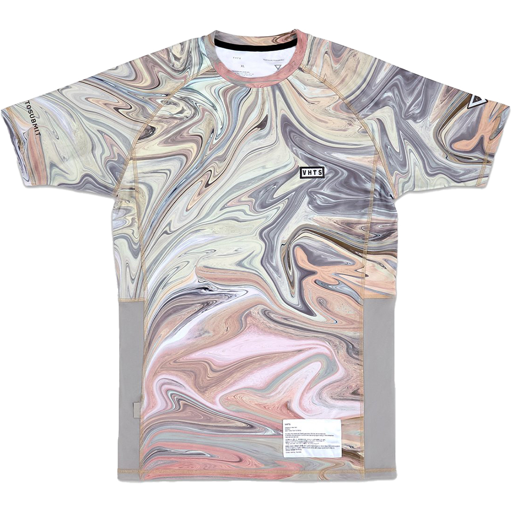 VHTS Marble 24 Latte Rash Guard at FightHQ