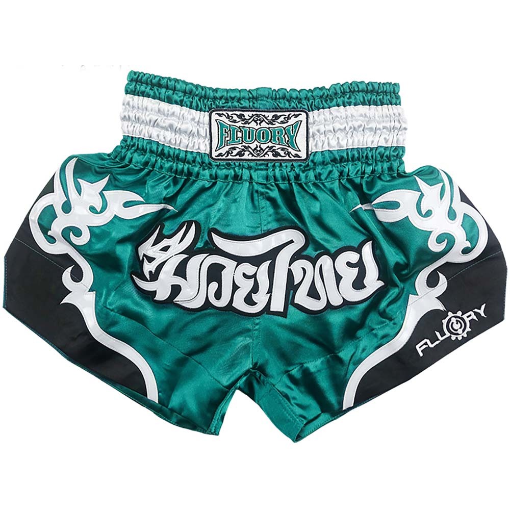 Fluory Light Blue Muay Thai Shorts At Fighthq