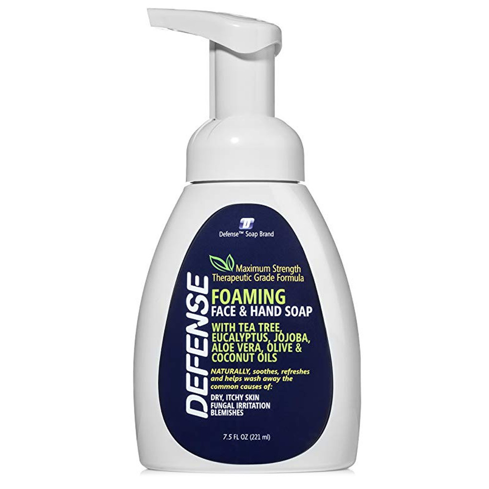 Defense Soap 100% Natural Tea Tree Foaming Face and Hand Soap at FightHQ
