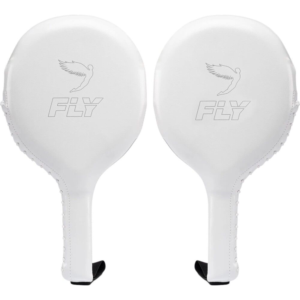Fly Boxing Punch X White Boxing Paddles at FightHQ