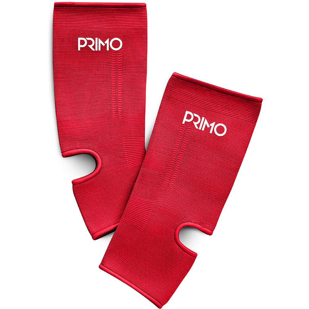 Primo Red Ankle Guards at FightHQ