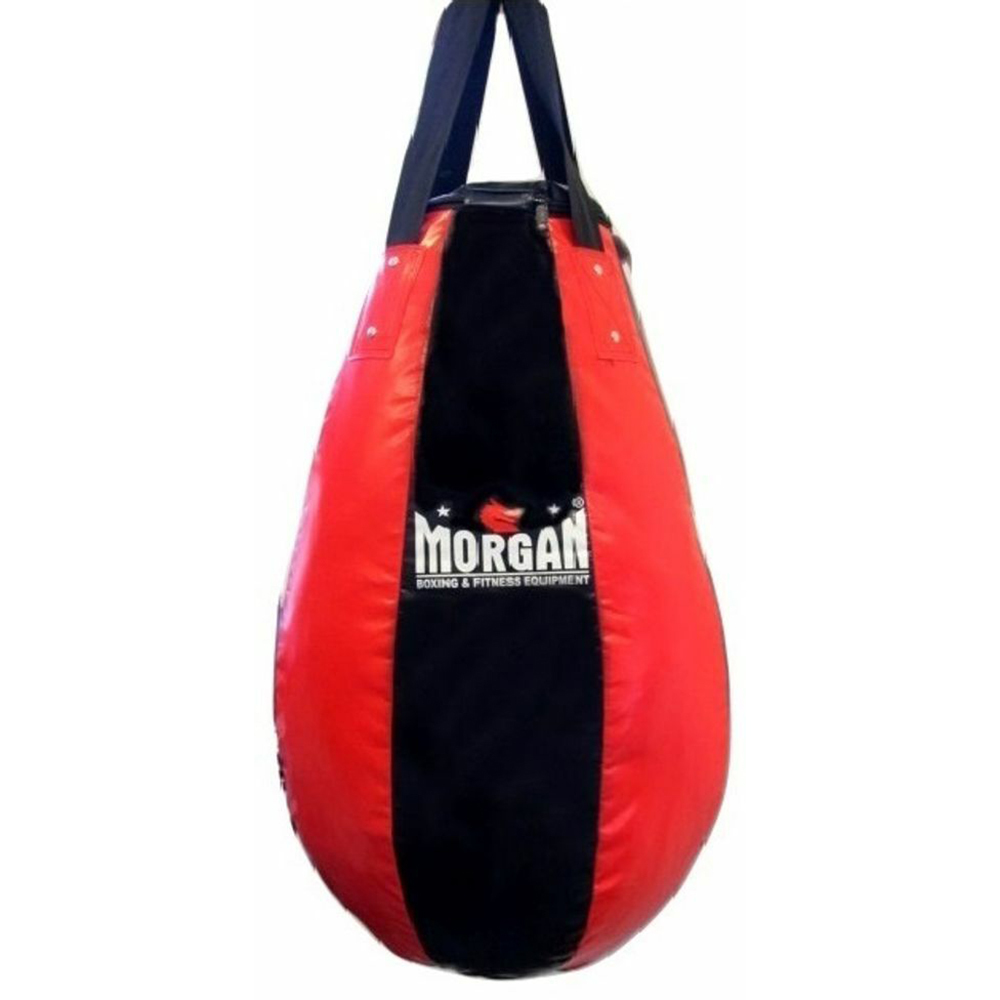 Morgan Sports V2 Red/Black Tear Drop Empty Punching Bag at FightHQ