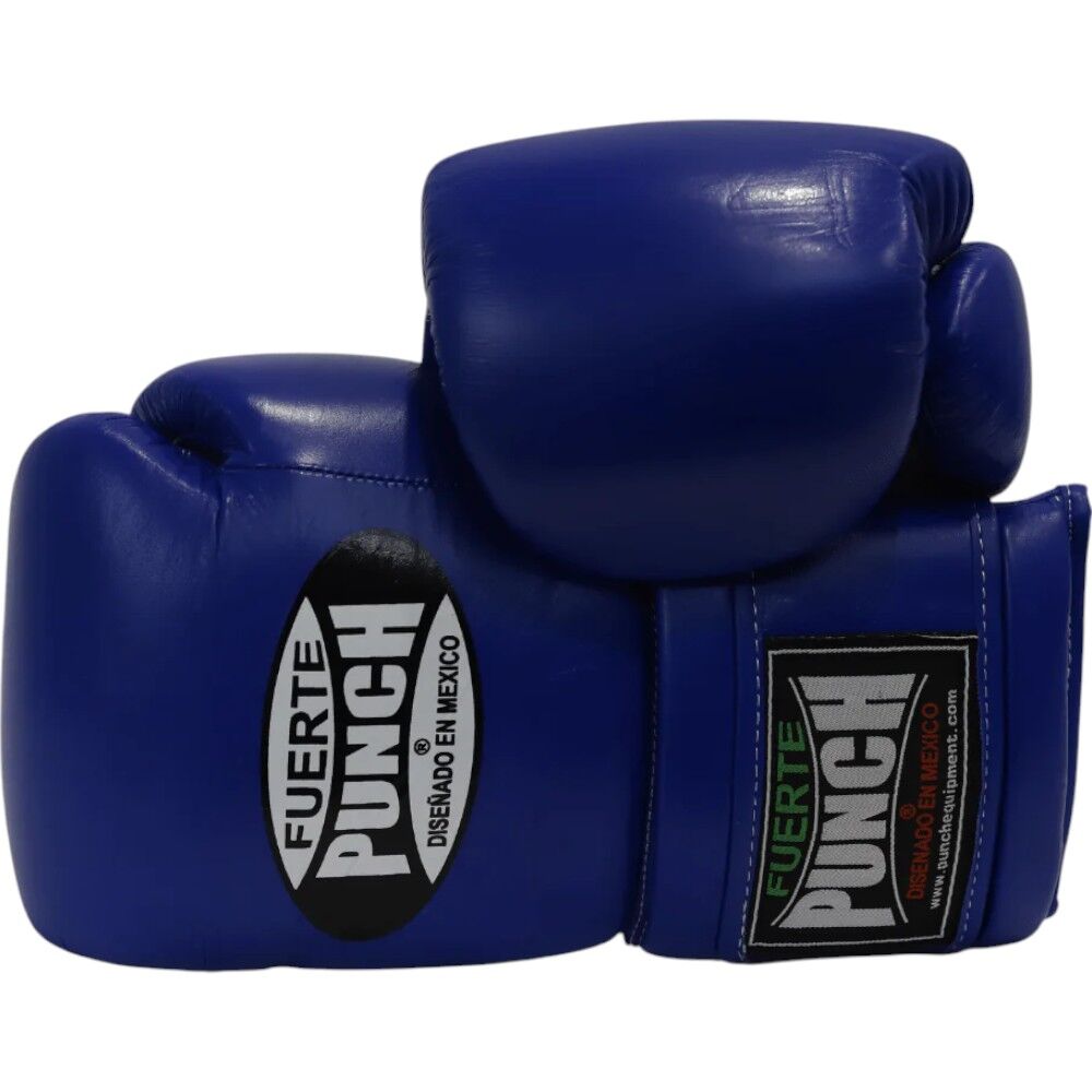 Punch Mexican Fuerte Elite Blue Boxing Gloves at FightHQ