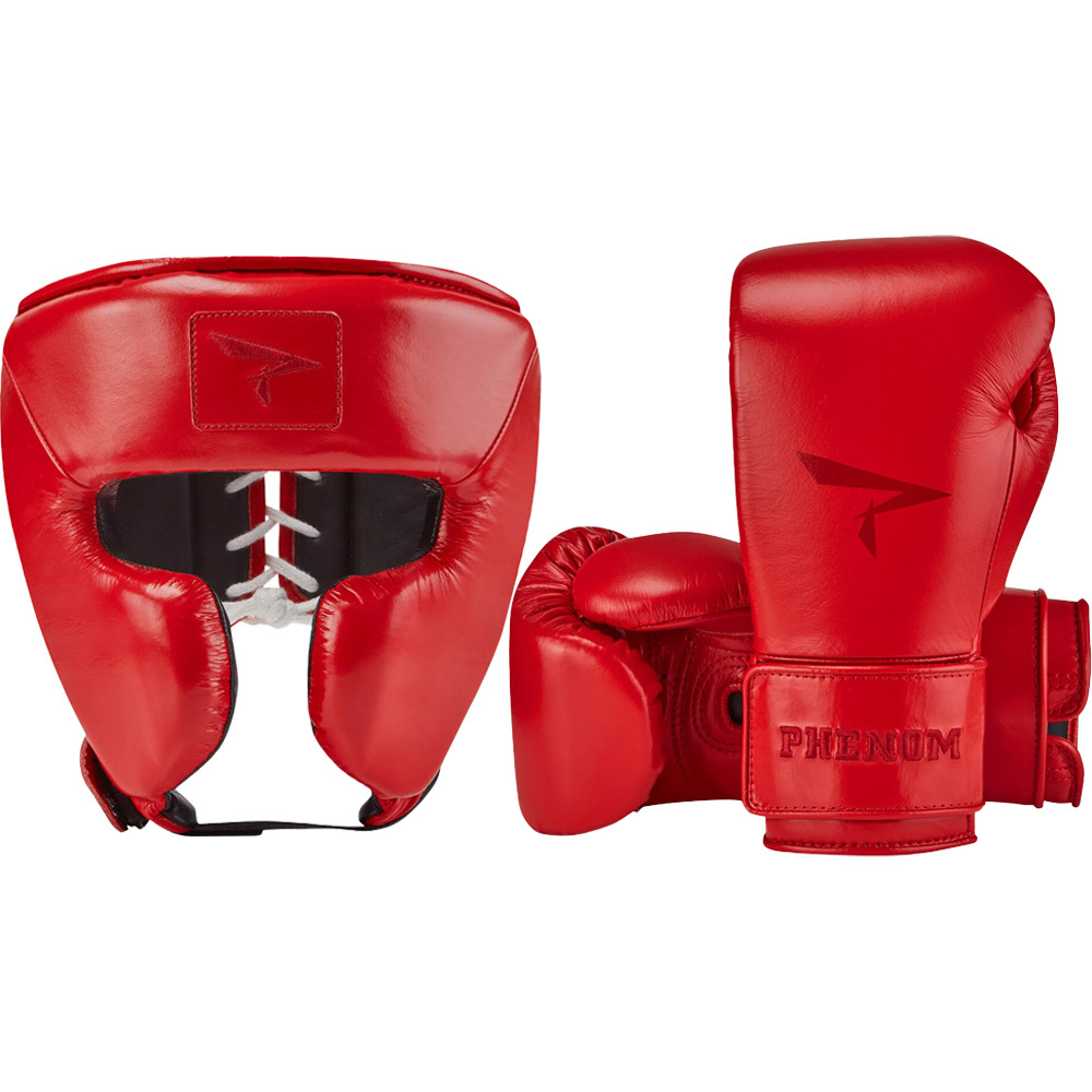 Phenom Boxing Red Velcro Sparring Kit at FightHQ