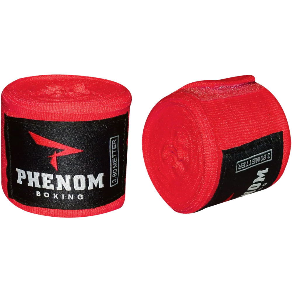 Phenom Boxing HW-1 4.5m Classic Red Hand Wraps at FightHQ