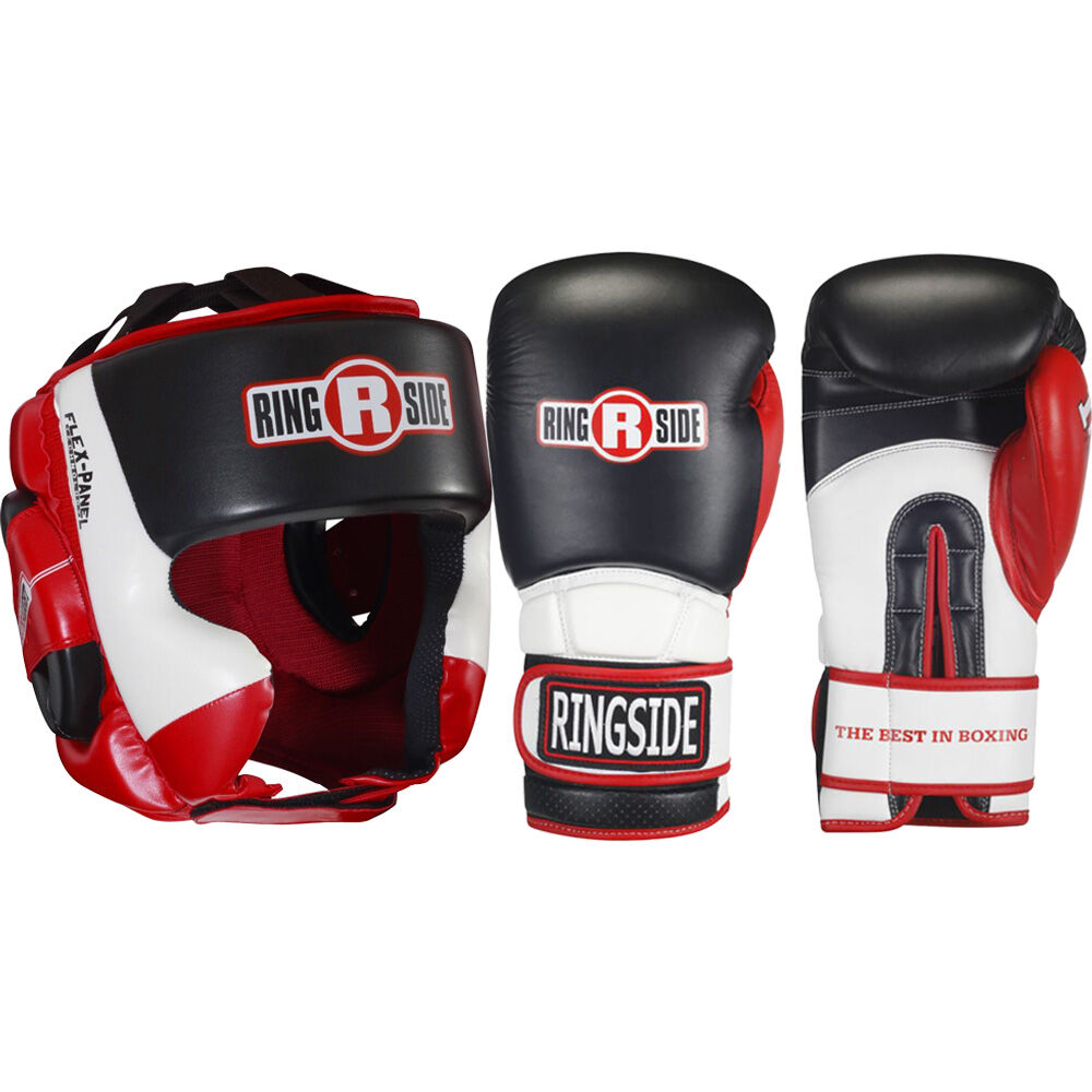 Ringside Professional IMF Tech Black/Red Sparring Kit at FightHQ
