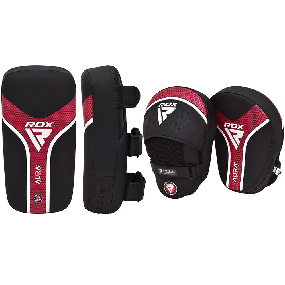RDX T17 Aura Plus Red Training Kit at FightHQ