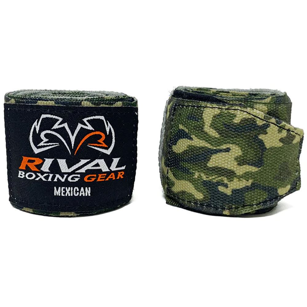 Rival 210 Camo Army Green Hand Wraps at FightHQ