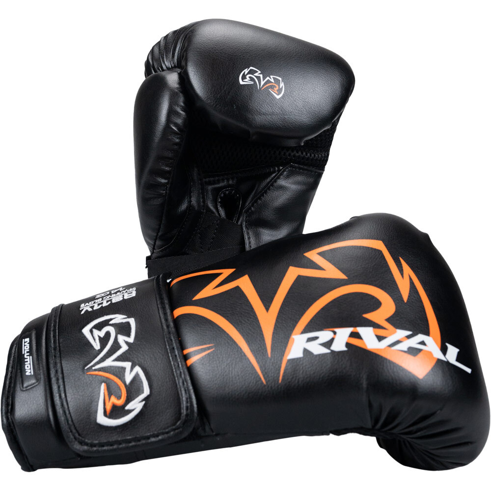 Rival RS11V Evolution Black Sparring Gloves at FightHQ
