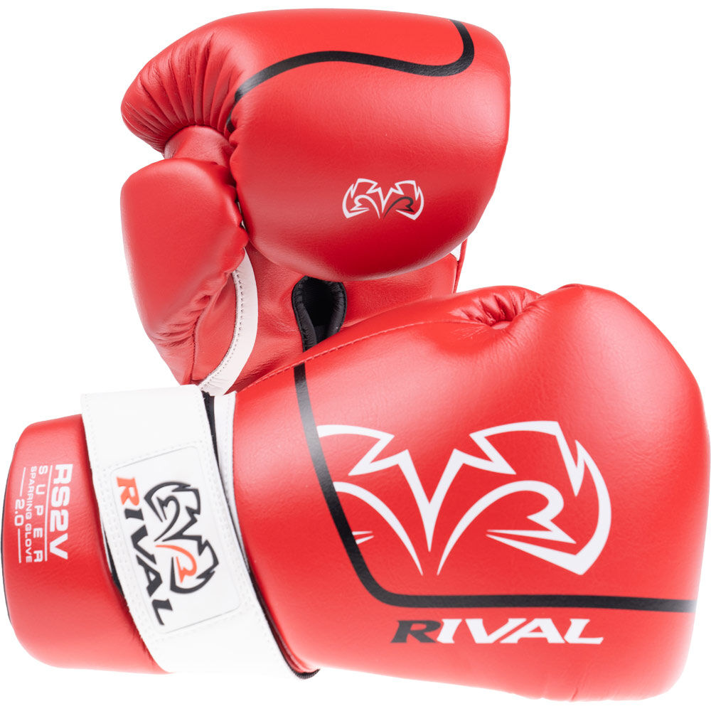 Rival RS2V Super 2.0 Red Sparring Gloves at FightHQ