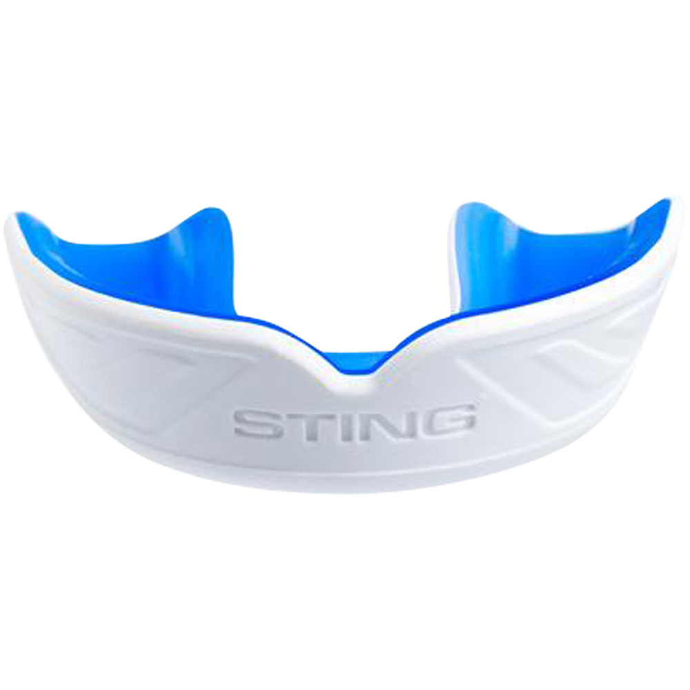 Sting Power Gel White/Blue Mouth Guard at FightHQ