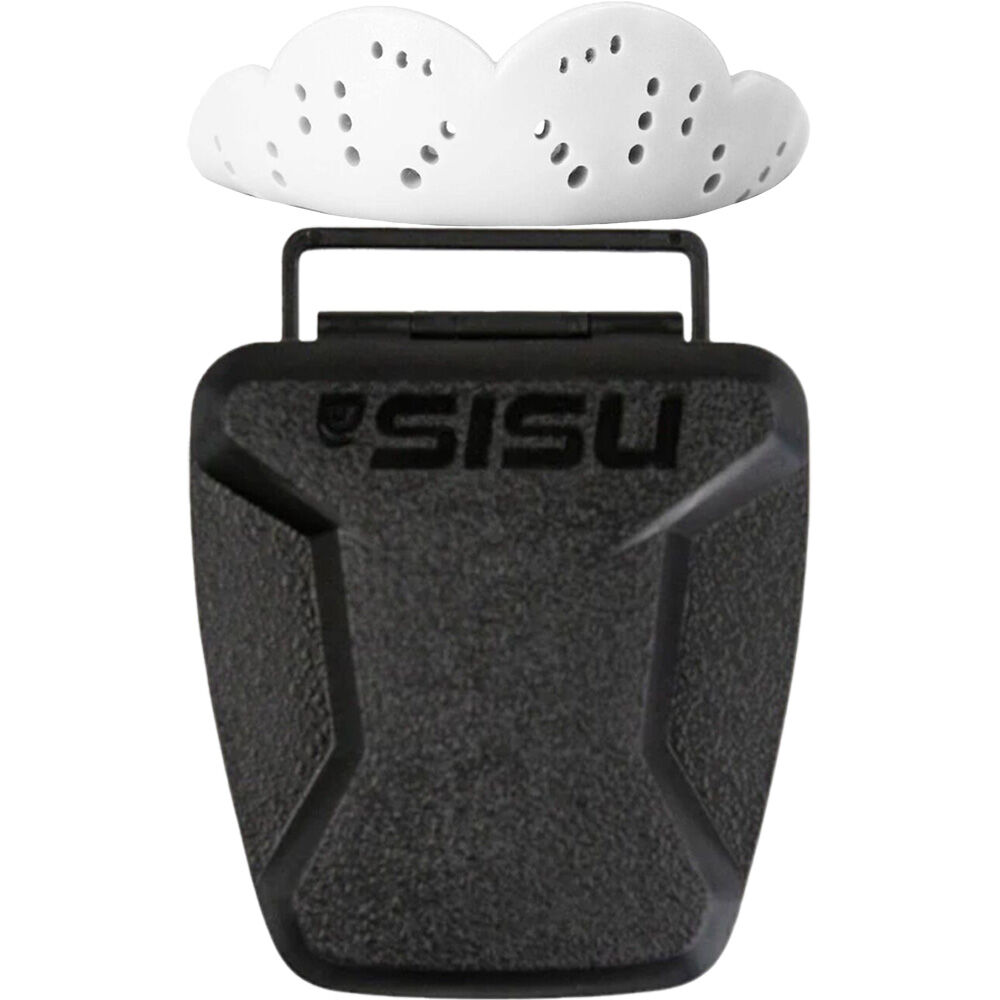 Sisu Max Snow White Mouth Guard & Case at FightHQ
