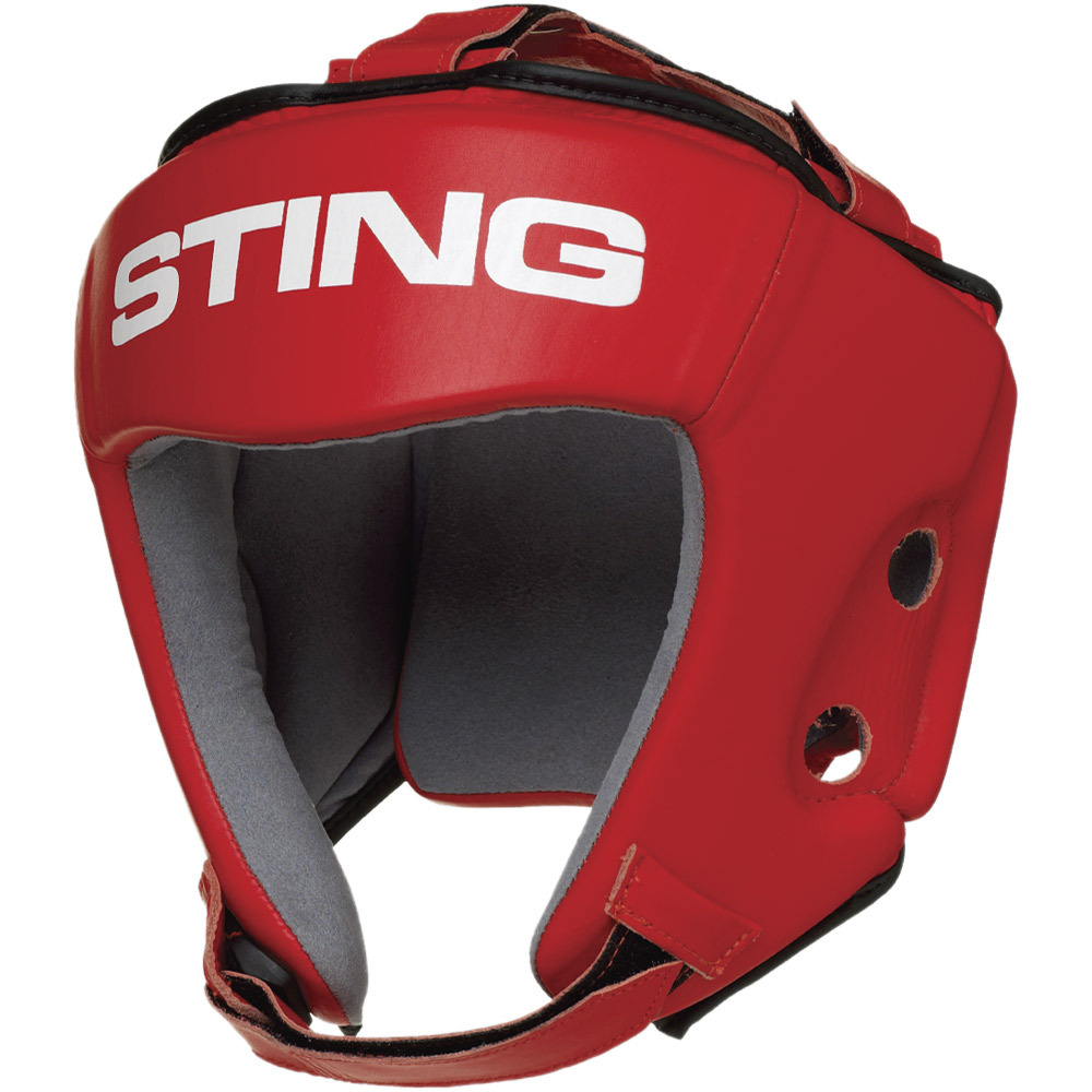 Sting Competition Aprroved 2.0 Open Face Red Head Gear at FightHQ