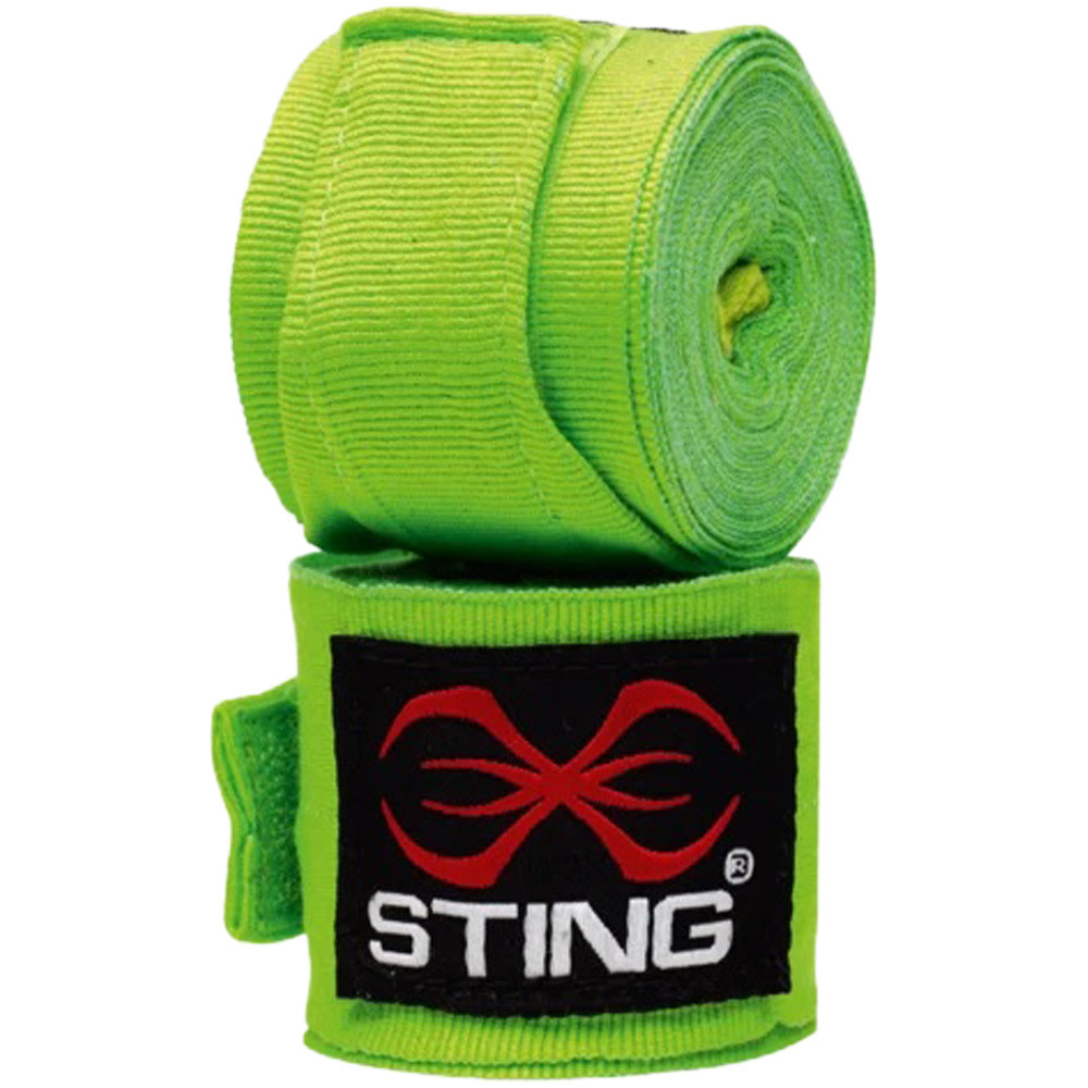 Sting Green 4.5M Hand Wraps at FightHQ