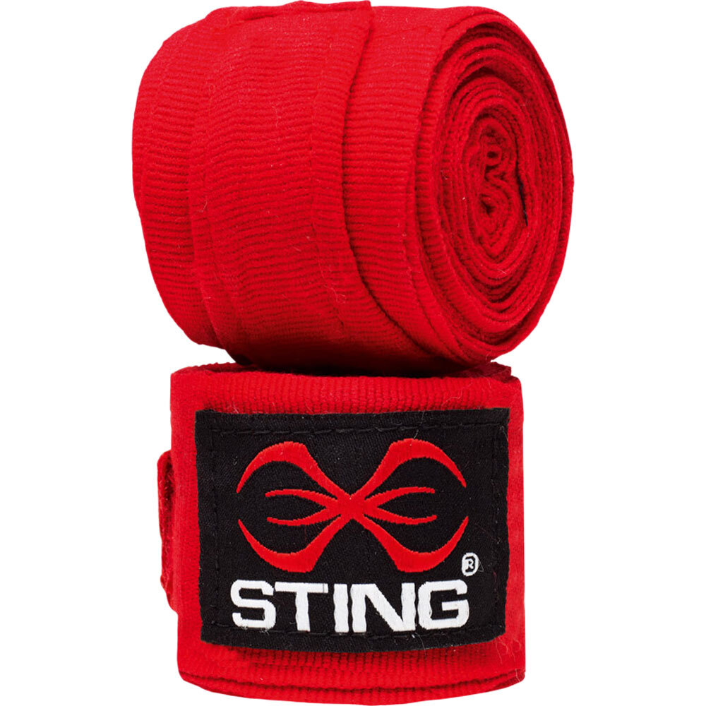 Sting Red 4.5M Hand Wraps at FightHQ
