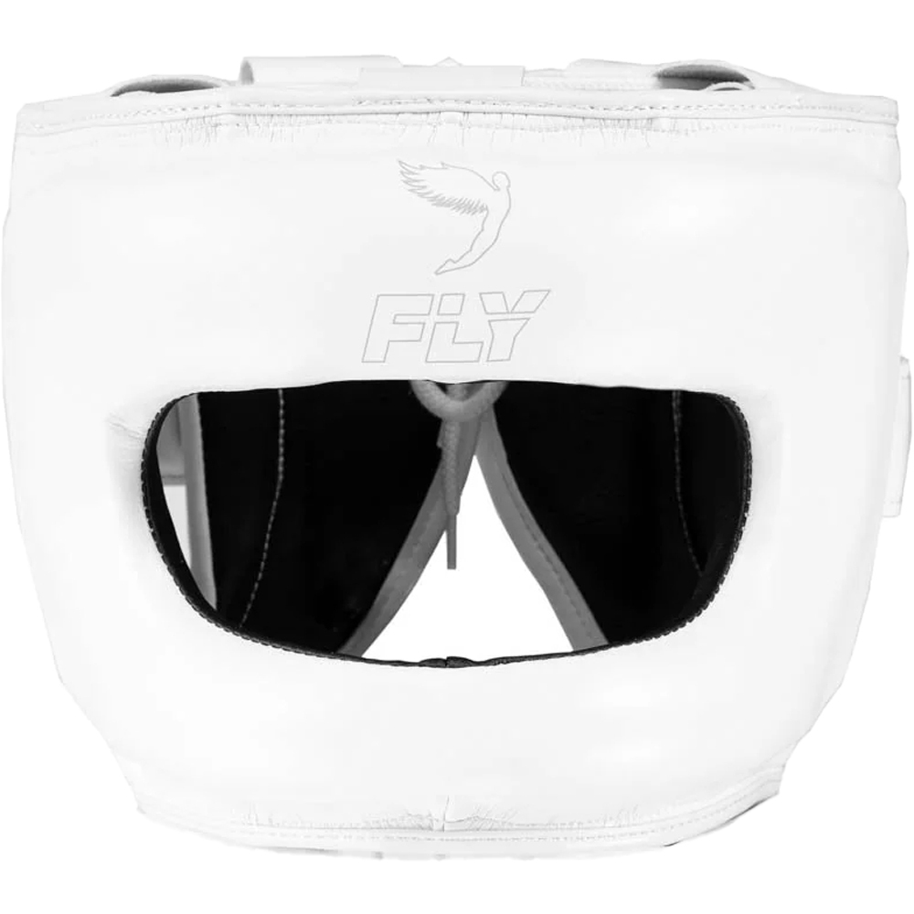 Fly Boxing Superbar X White Head Gear at FightHQ