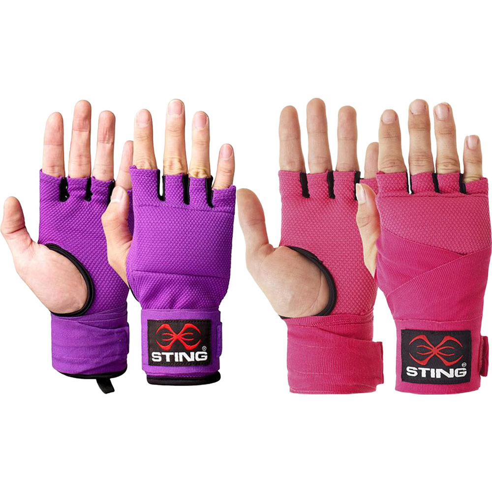 Sting 2 Pack Purple/Hot Pink Quick Wraps at FightHQ