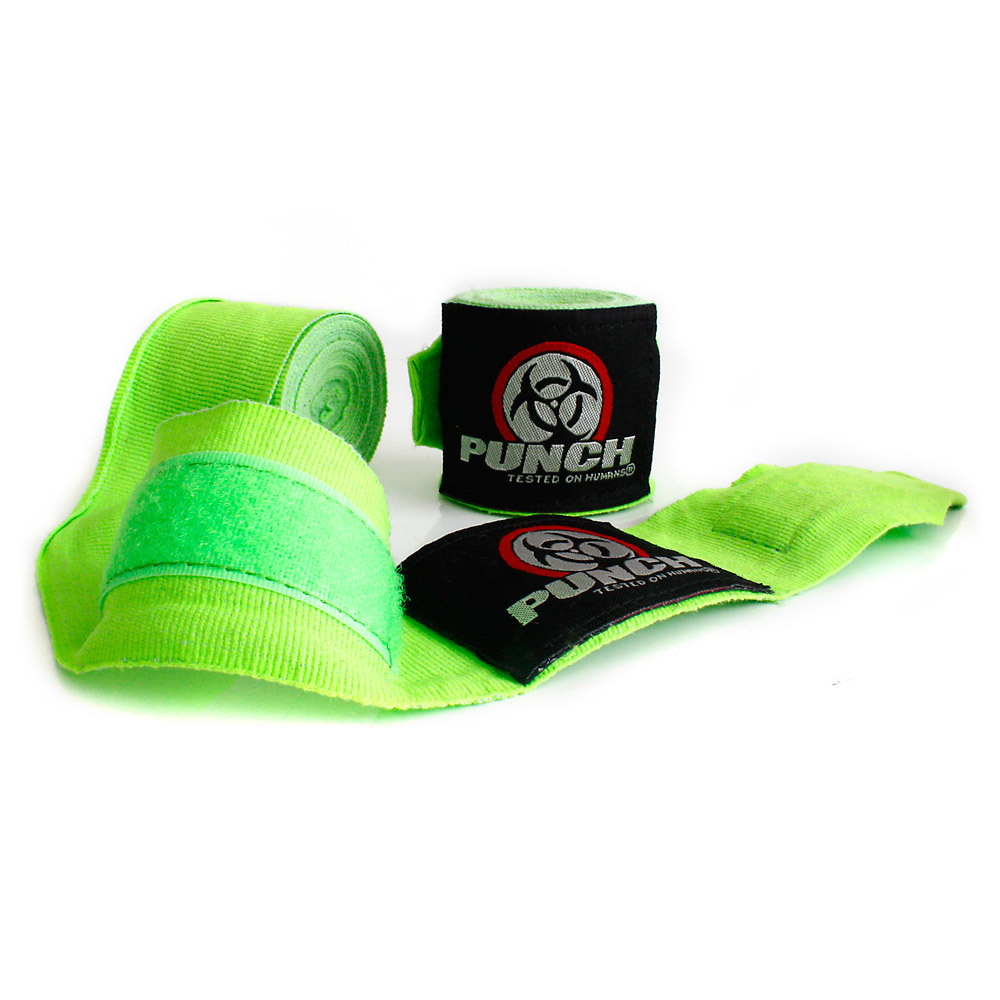 Punch Urban Stretch Green Hand Wraps at FightHQ