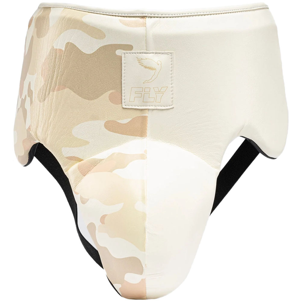 Fly Boxing Wraith X Desert Camo/Ivory Groin Guard at FightHQ